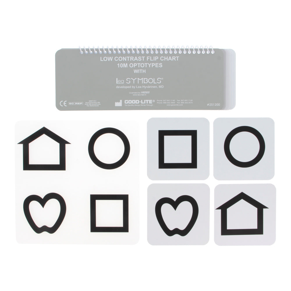 LEA Symbols Low Contrast Flipchart, Mixed Order – Optego Singapore