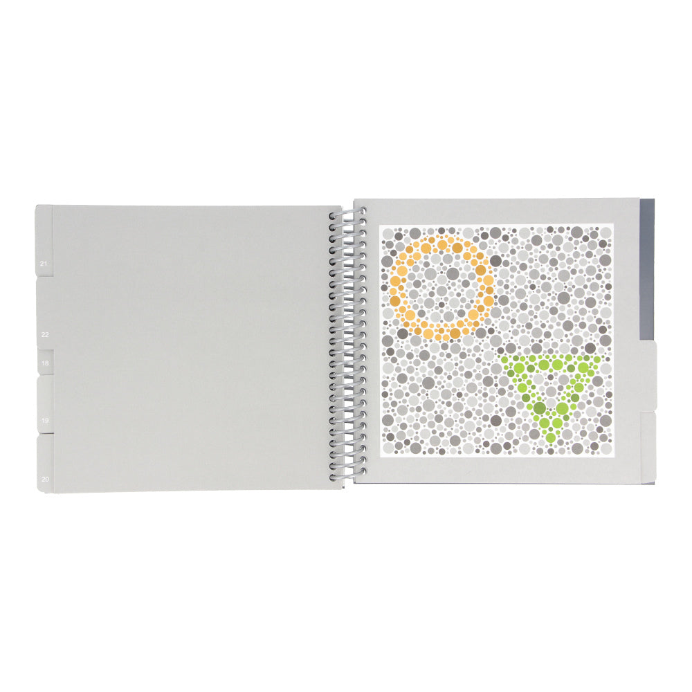 HRR Pseudo-Isochromatic Color Vision Test, 24 plates – Optego Singapore